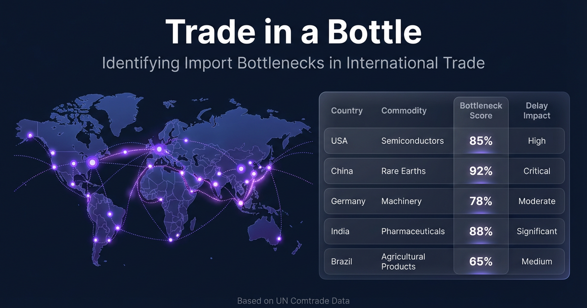 USA: Extreme Import Bottlenecks by 6-digit HS codes